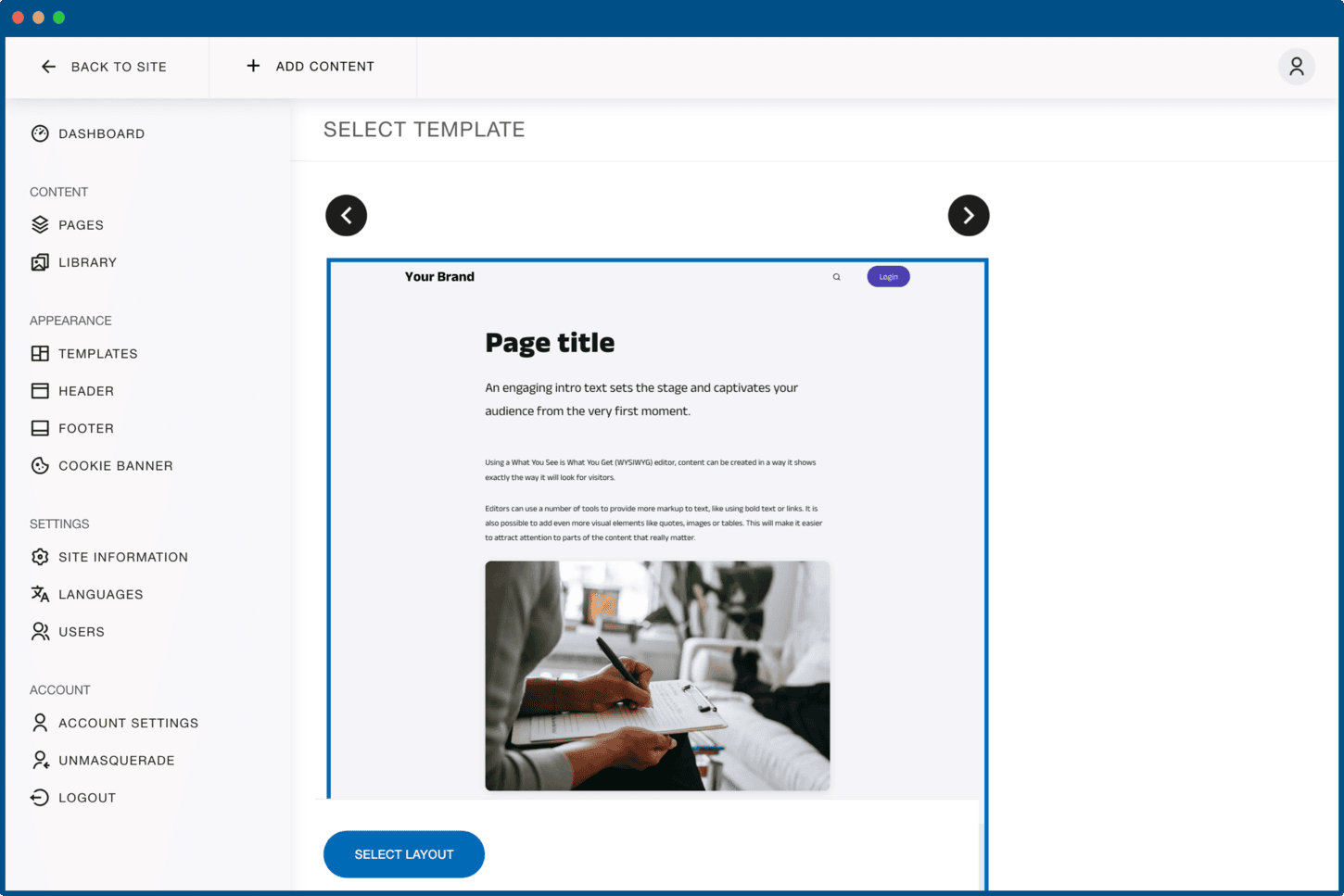Page templates | TwelveBricks | Drupal as a Service